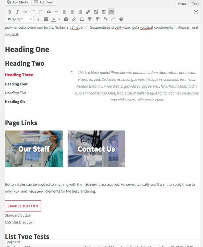 Adding Editor Styles - Bill Erickson