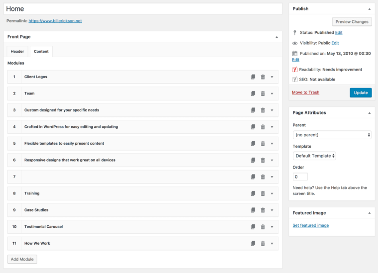What is a modular template? - Bill Erickson